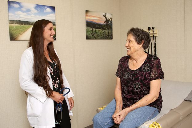DR tammy with patient | Rocky Top Medical Center